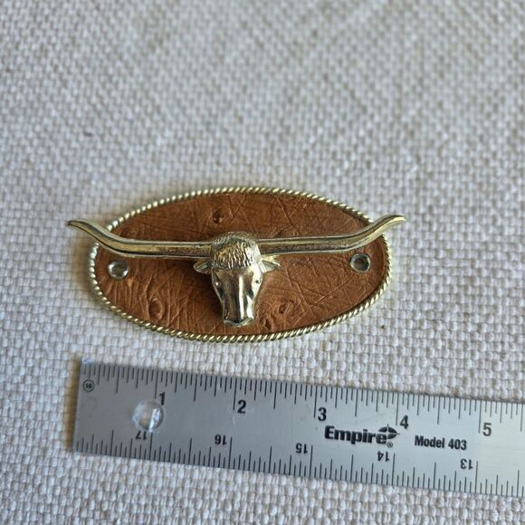Wall Decor | Vintage Handmade Leatherwestern Longhorn Belt Caddy | Poshmark